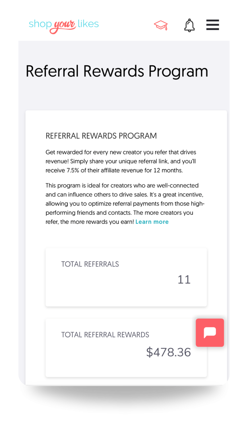 New ShopYourLikes Referral Rewards Program - ShopYourLikes